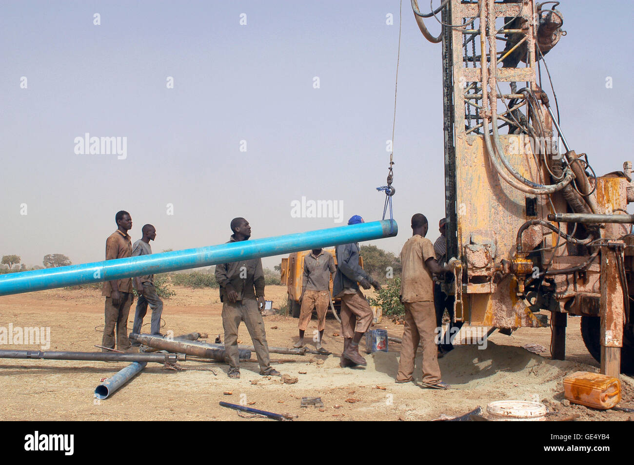 Water drilling in africa hi-res stock photography and images - Alamy