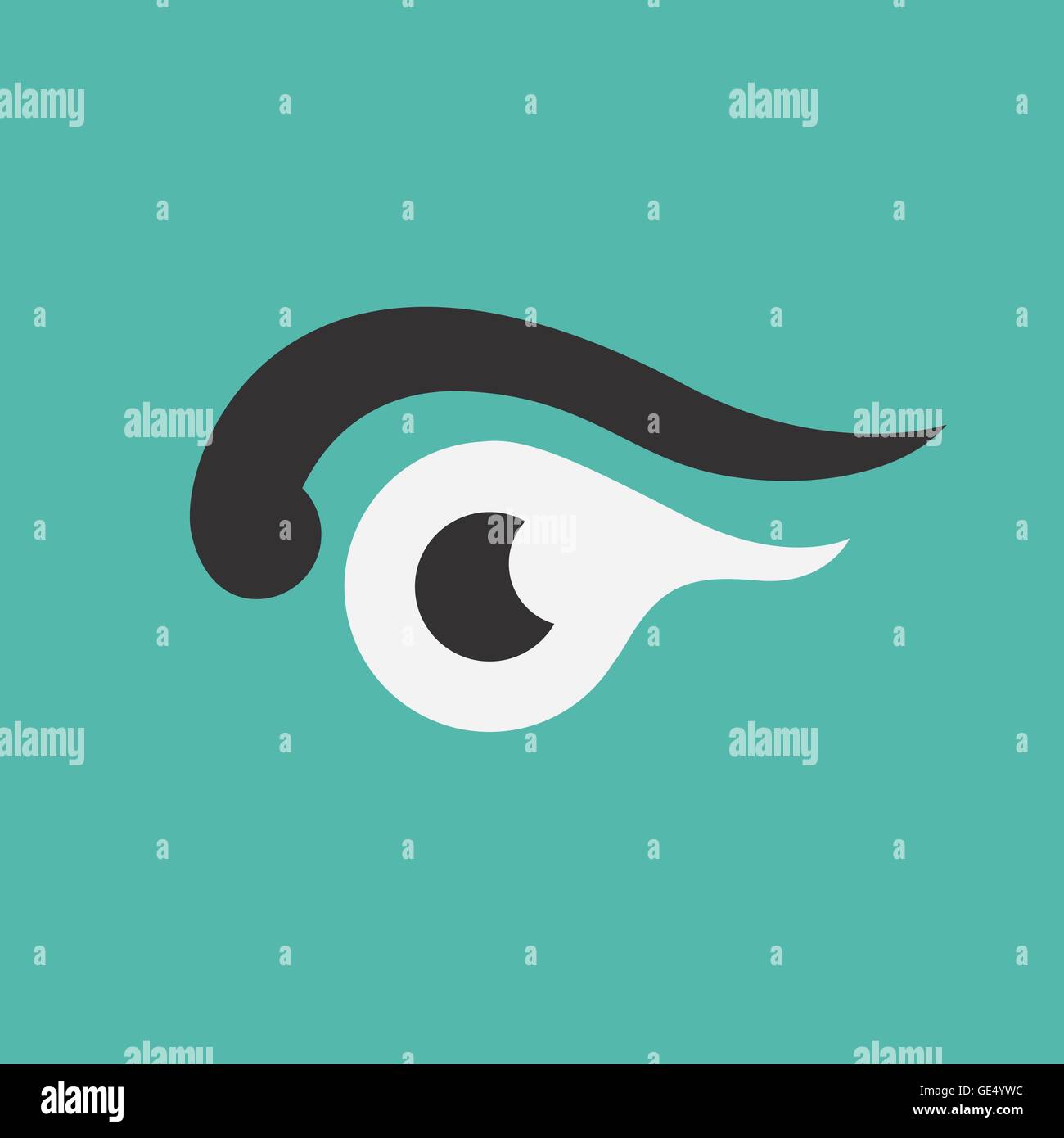 Eye vision vector logo design template Stock Vector Image & Art - Alamy