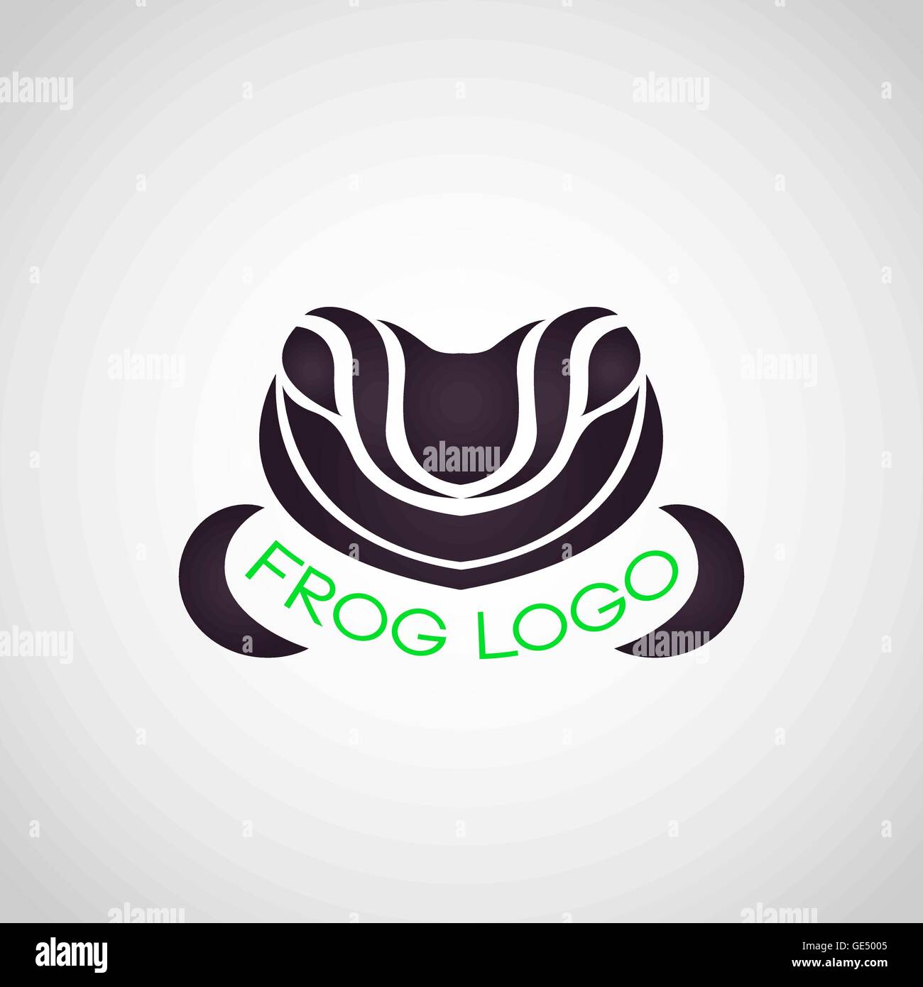 Frog logo vector Stock Vector Image & Art - Alamy