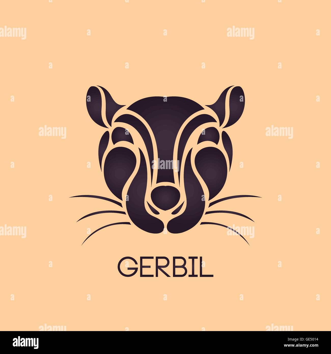 Gerbil logo vector hi-res stock photography and images - Alamy