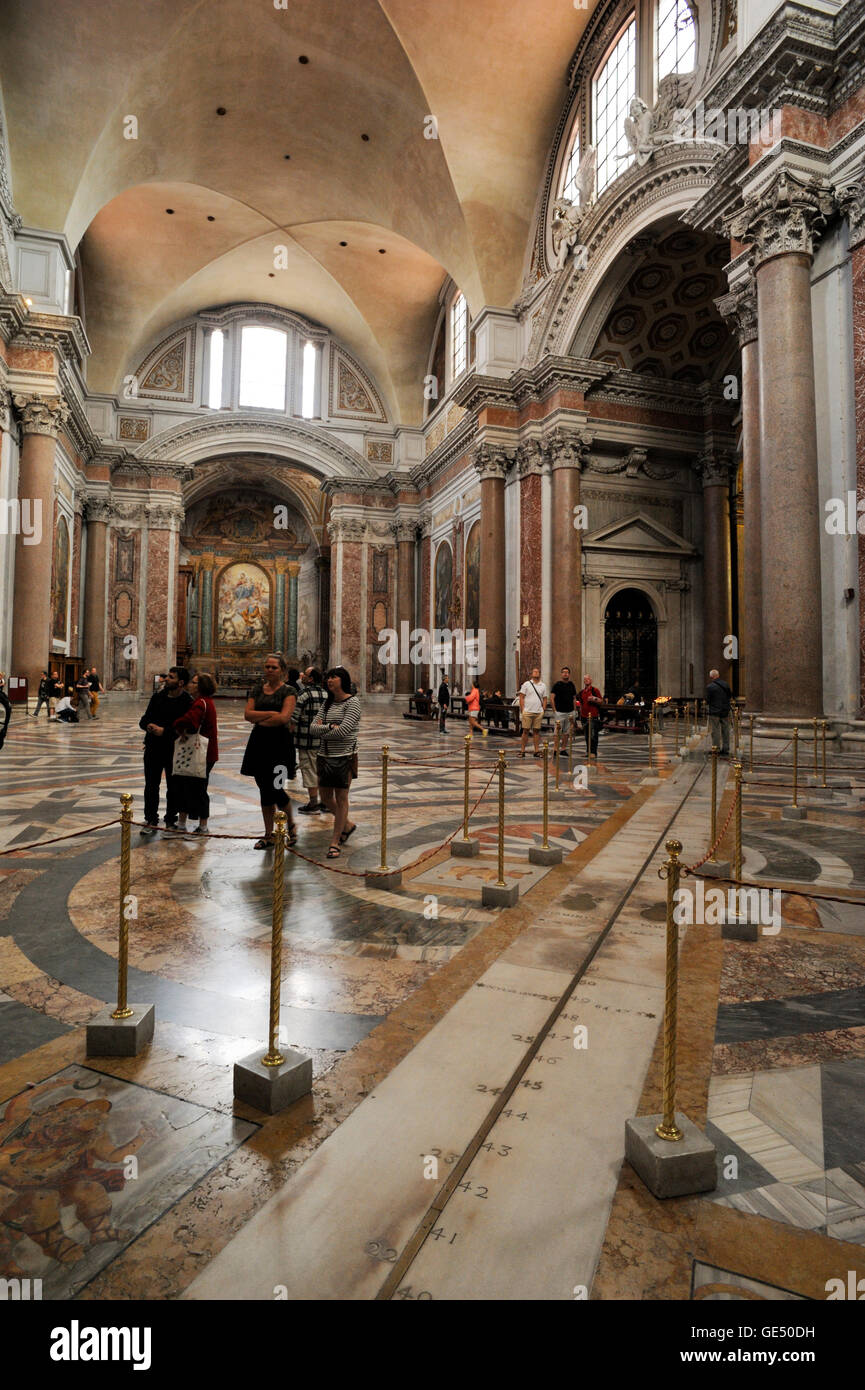 Santa Maria Degli Angeli Interior High Resolution Stock Photography and ...