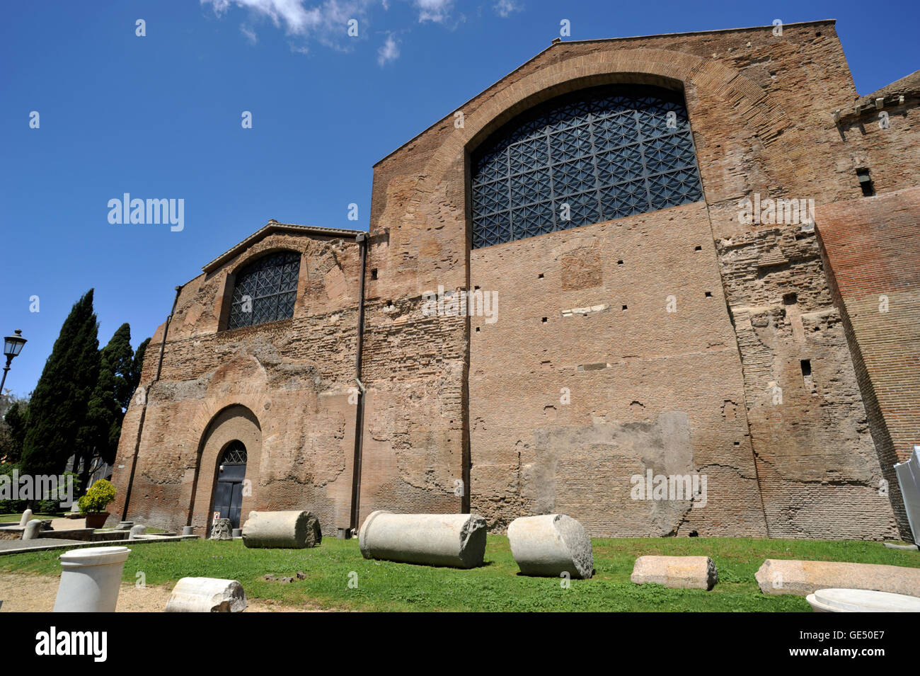 Italy, Rome, Terme di Diocleziano, Diocletian Baths complex, Museo ...