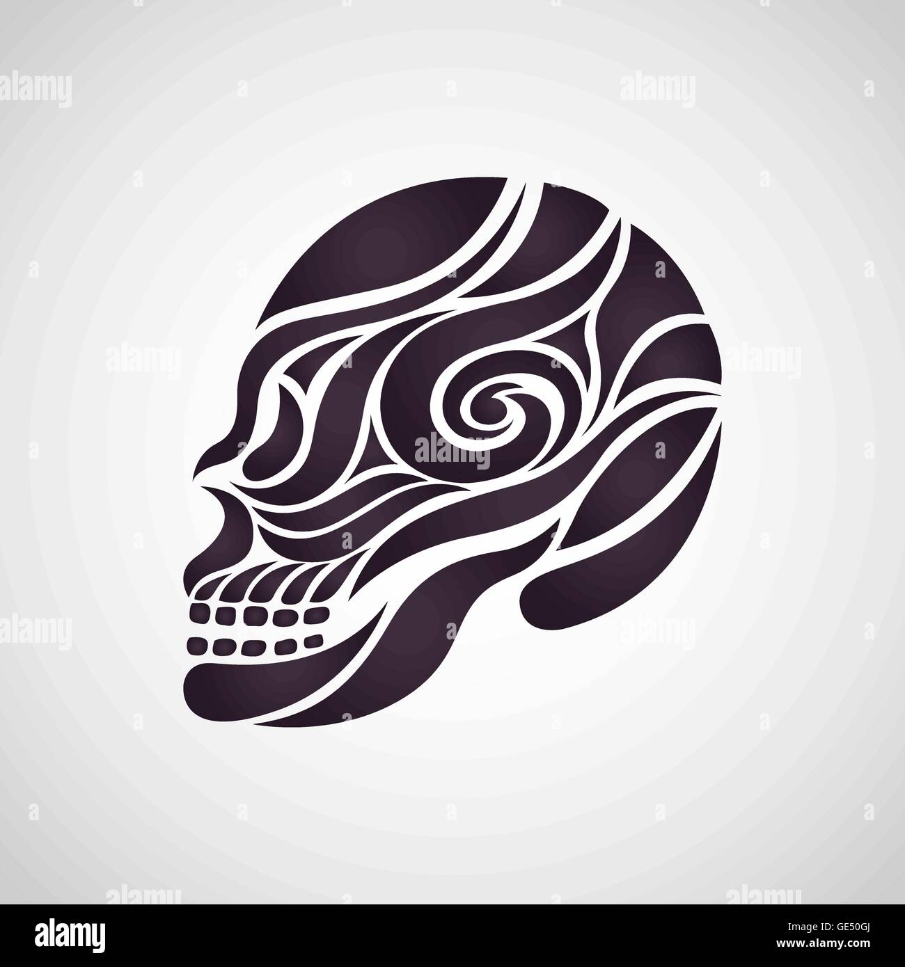 skull tattoo vector Stock Vector Image & Art - Alamy