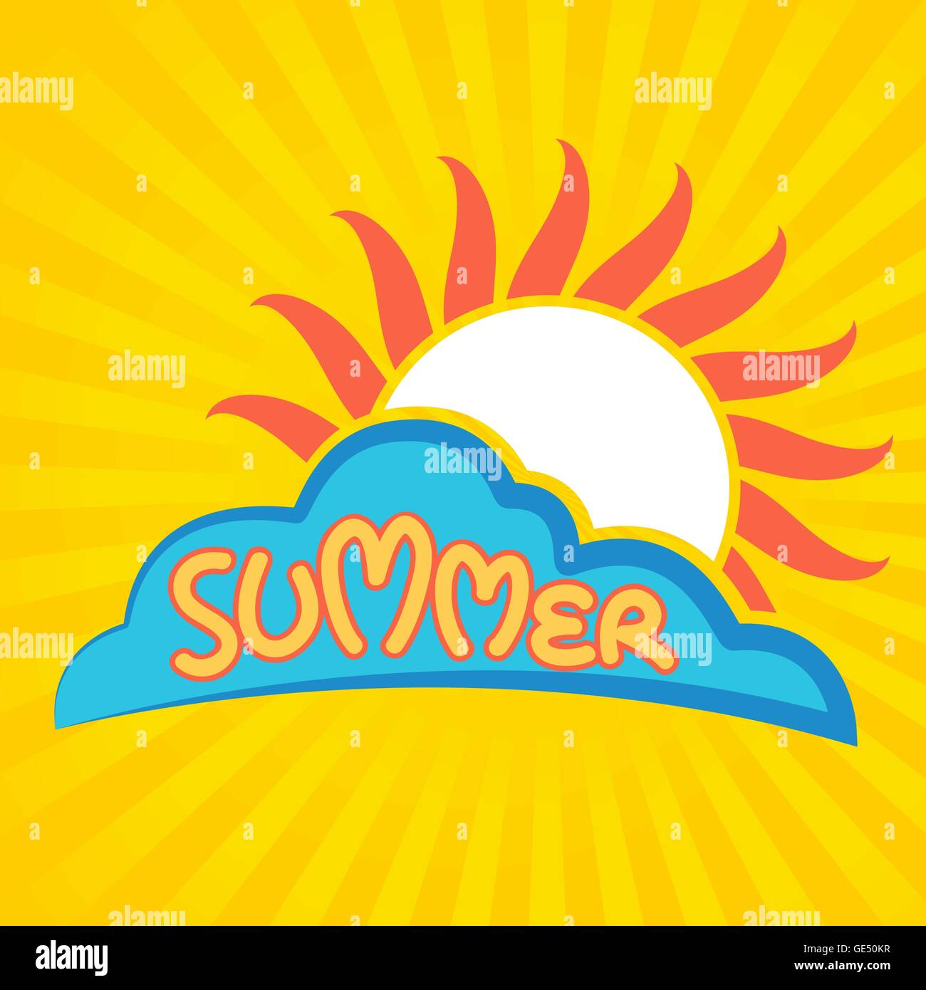 Summer logo vector Stock Vector Image & Art - Alamy