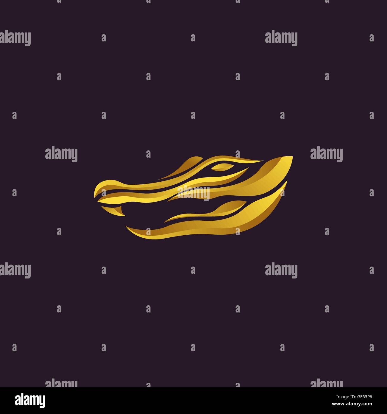 Alligator logo vector Stock Vector Image & Art - Alamy