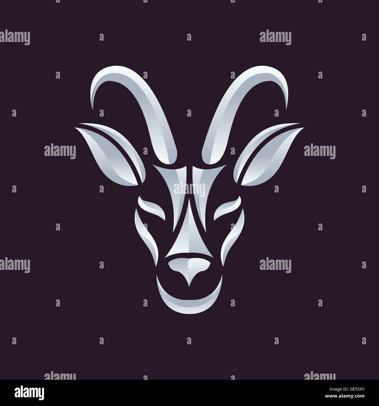 Antelope logo vector Stock Vector Image & Art - Alamy