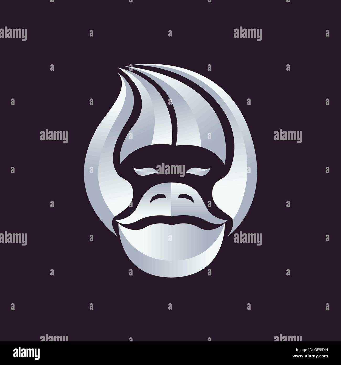 Ape logo vector Stock Vector Image & Art - Alamy
