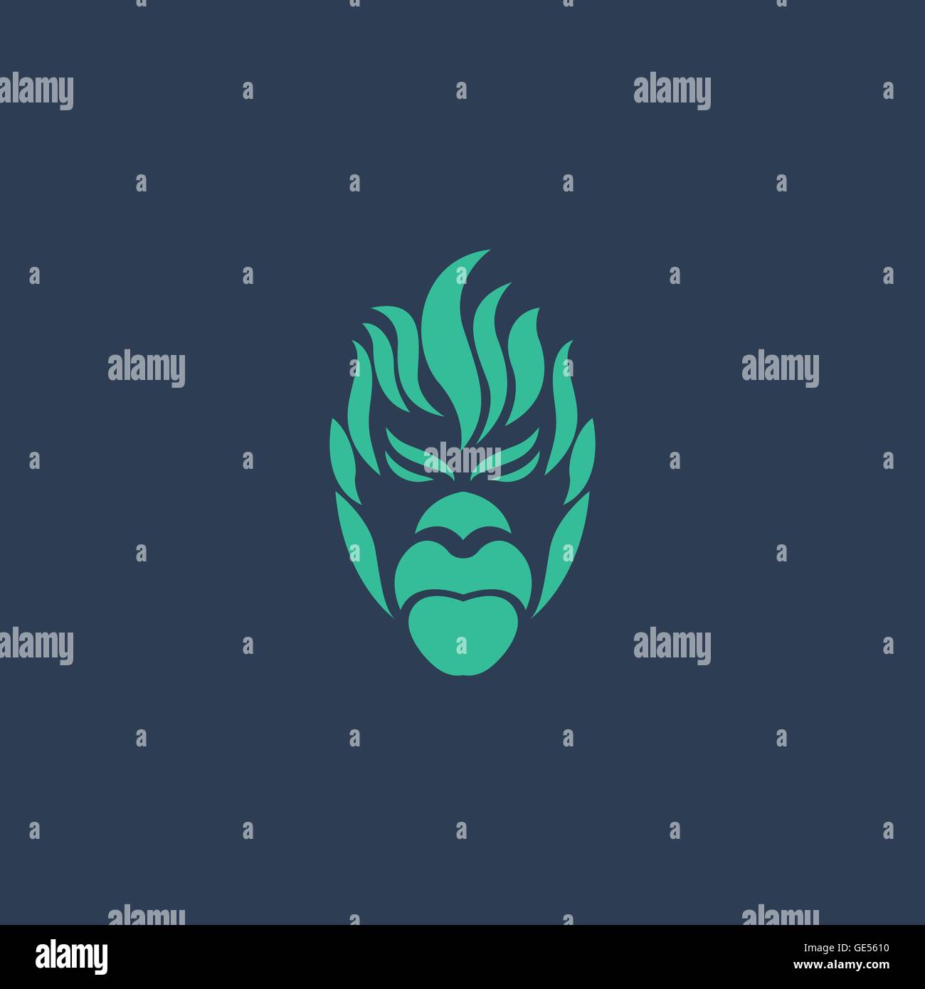 Ape logo vector Stock Vector Image & Art - Alamy