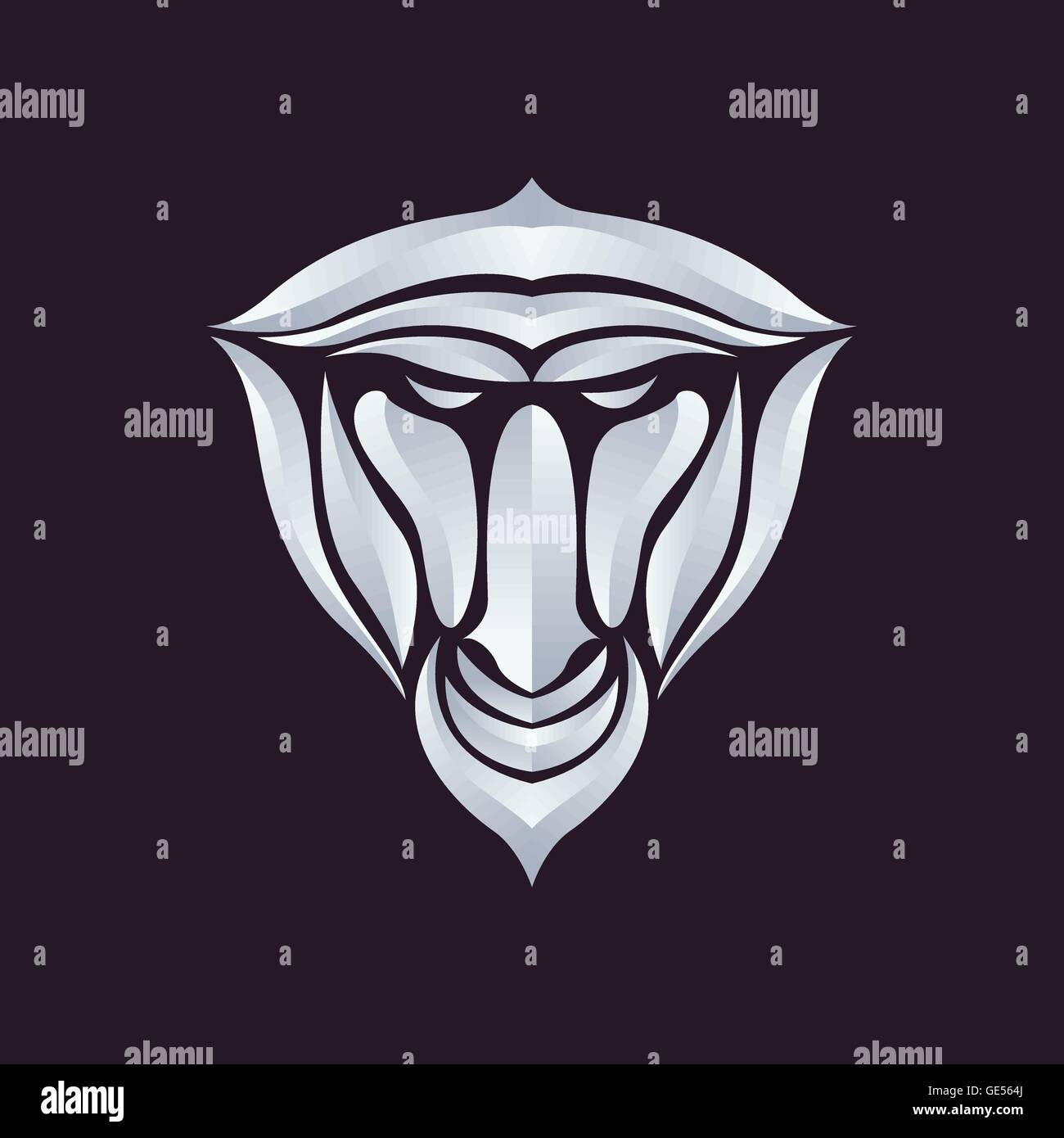 Baboon logo vector Stock Vector Image & Art - Alamy