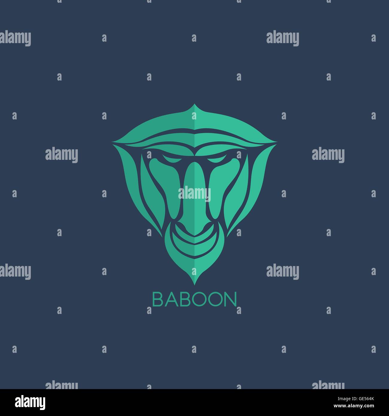 Baboon logo vector Stock Vector Image & Art - Alamy