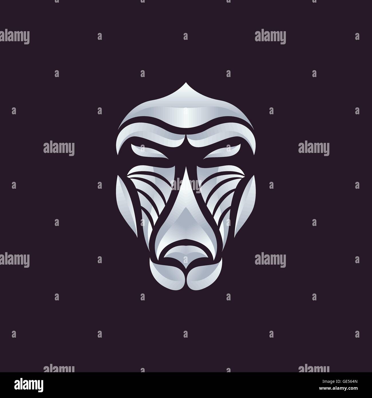 Baboon logo vector Stock Vector Image & Art - Alamy