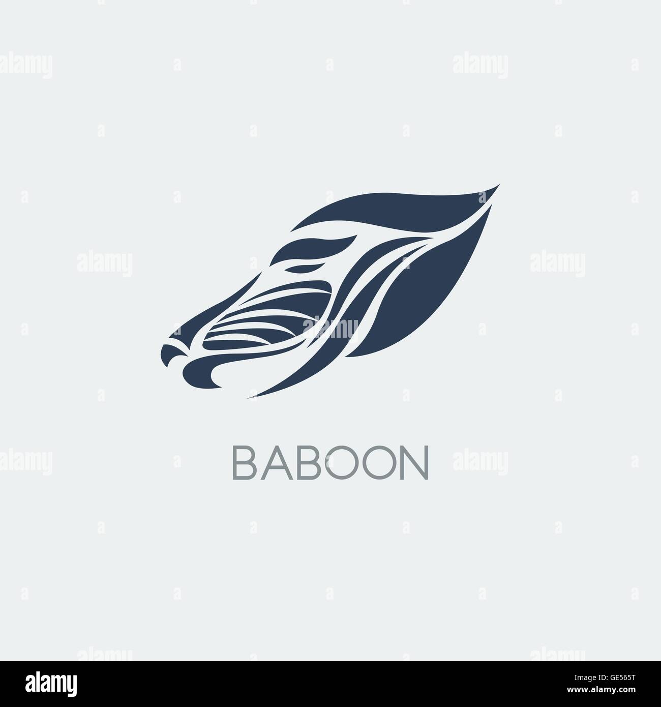 Baboon logo vector Stock Vector Image & Art - Alamy