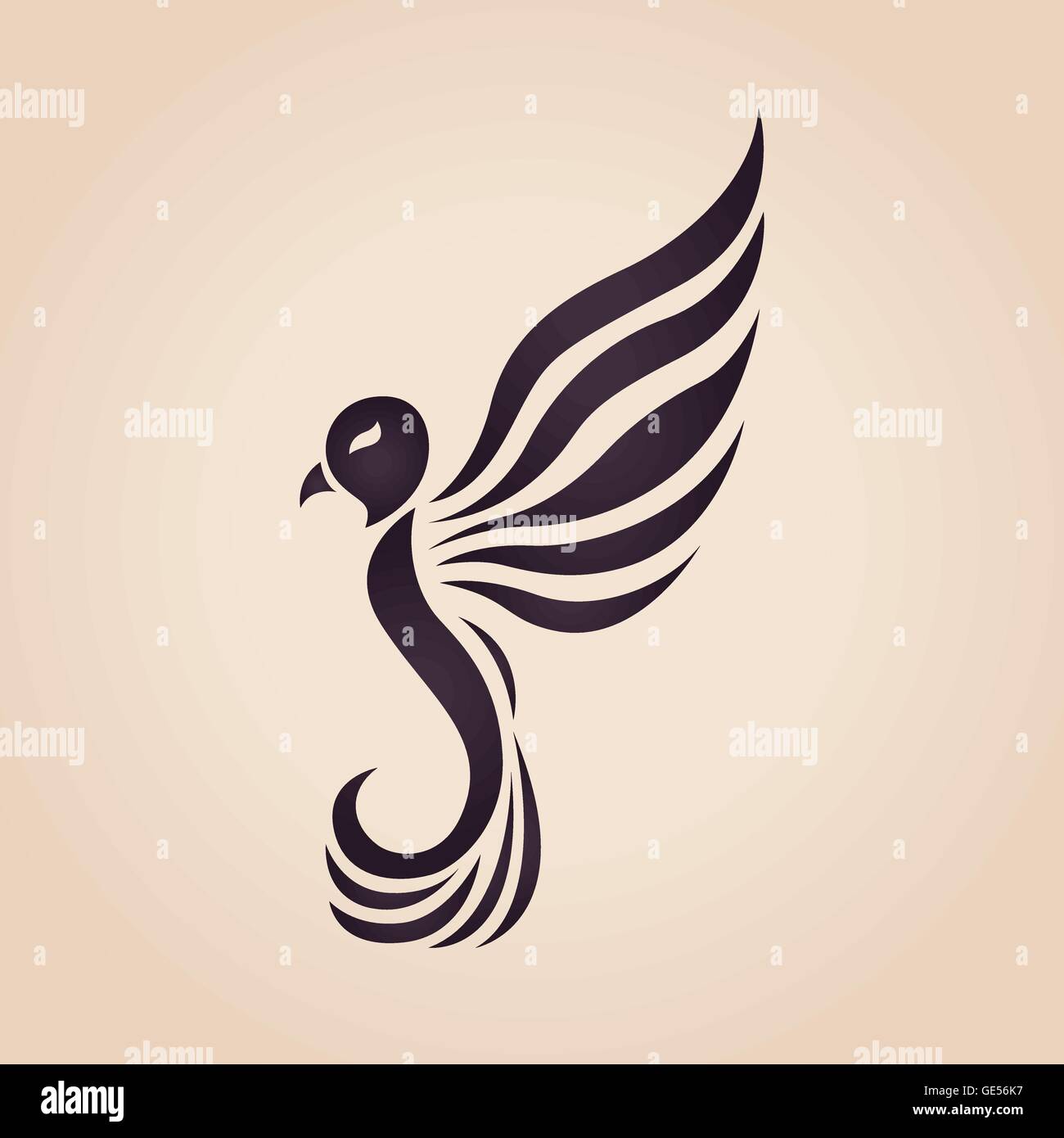 Bird logo vector Stock Vector Image & Art - Alamy