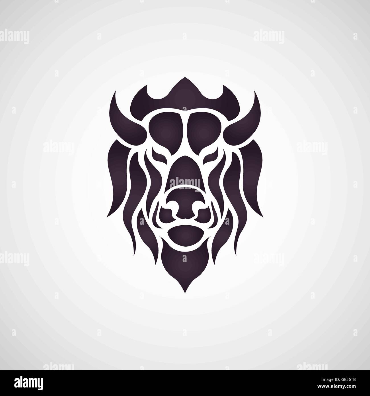Bison logo vector Stock Vector Image & Art - Alamy