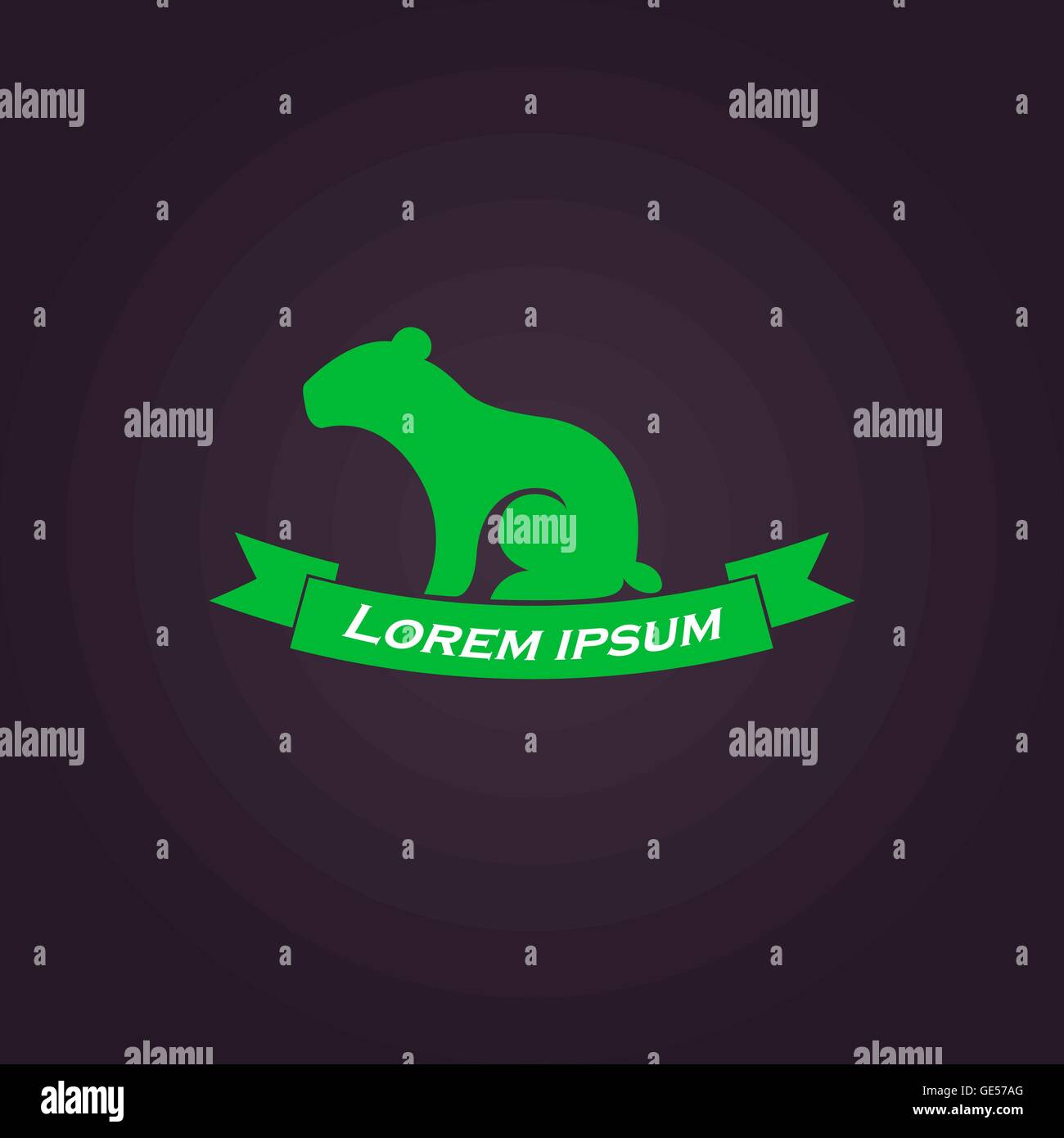 capybara logo vector Stock Vector Image & Art - Alamy