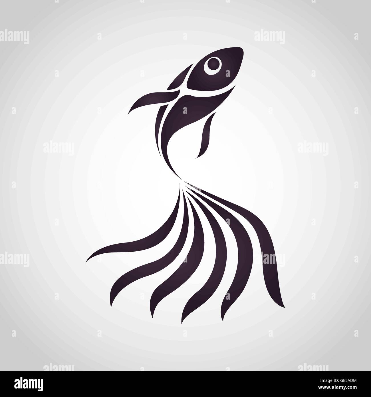Fish Logo vector Stock Vector Image & Art - Alamy