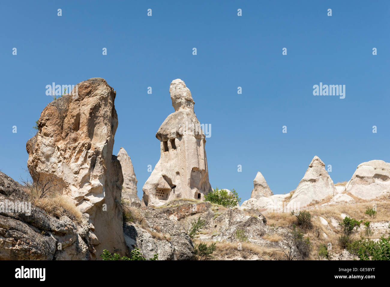 Fairy chimney house in Cappadocia Stock Photo - Alamy