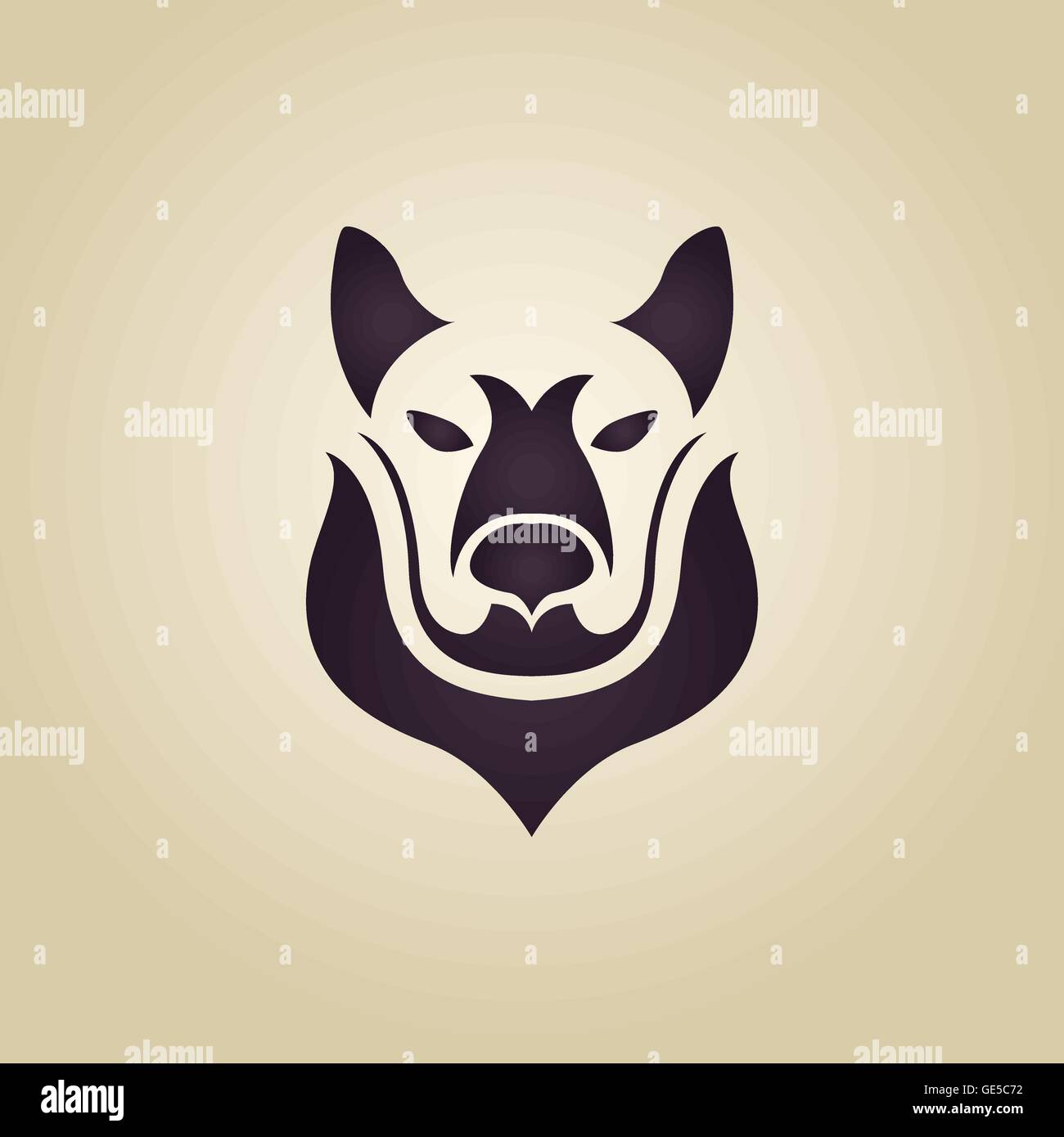 Wolf logo vector Stock Vector Image & Art - Alamy