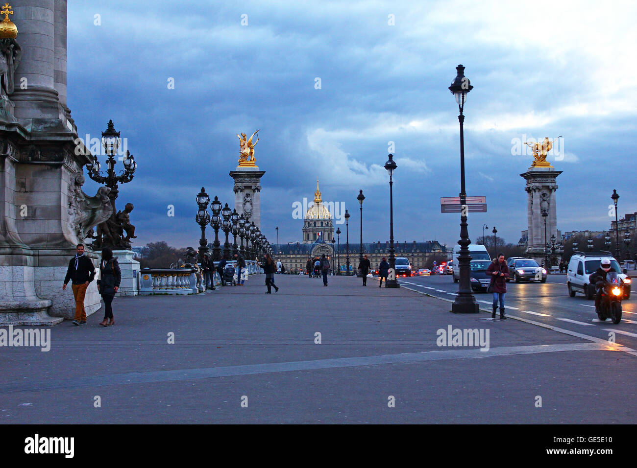 The bridge in Paris, France Stock Photo - Alamy