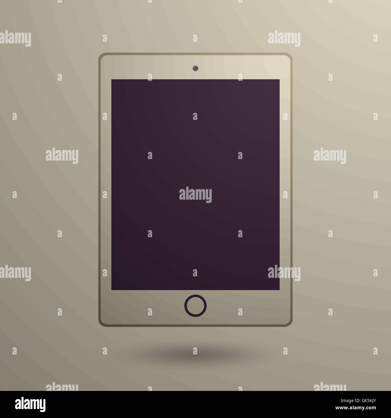 Blank notebook tablet computer Stock Vector Images - Alamy