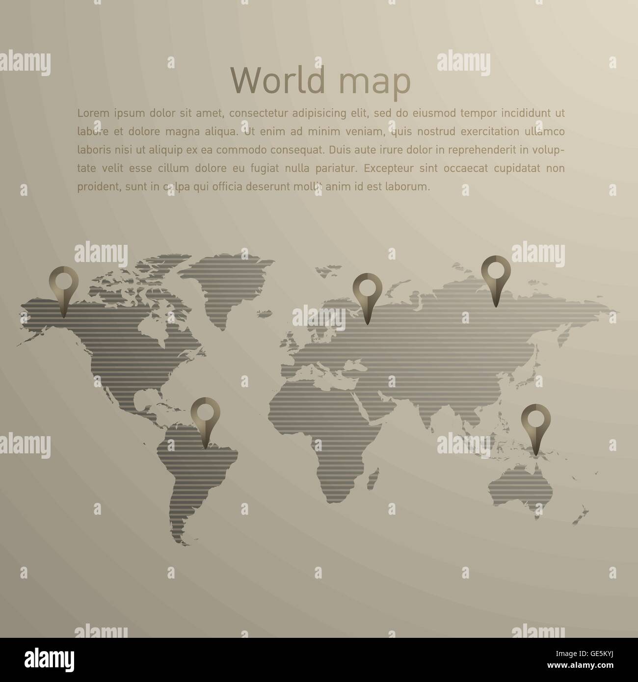 Vector World Map Stock Vector Image & Art - Alamy
