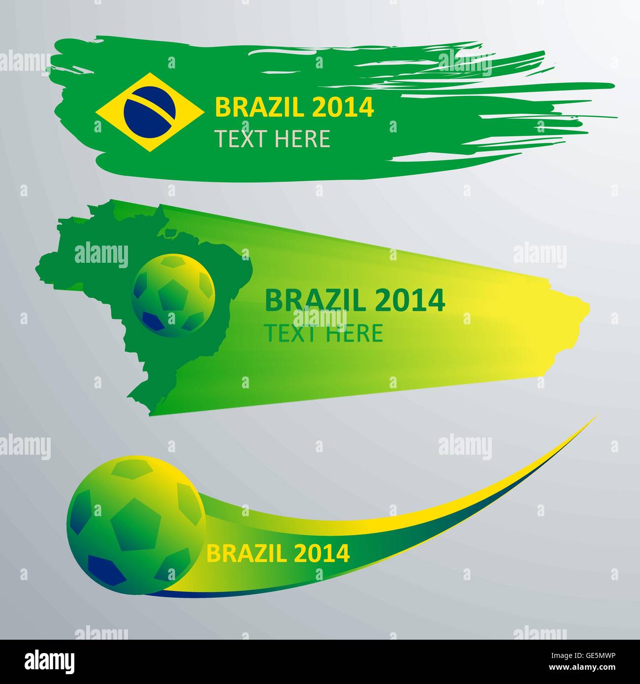 Brazil banner Stock Vector Images - Alamy