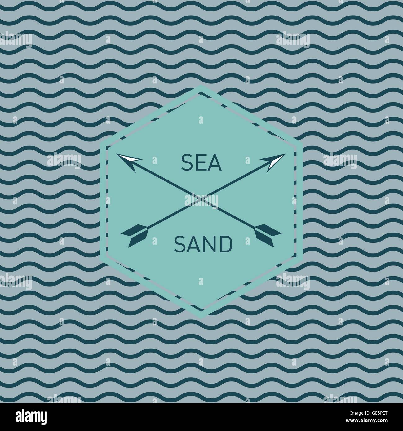 Sea waves pattern Stock Vector Image & Art - Alamy