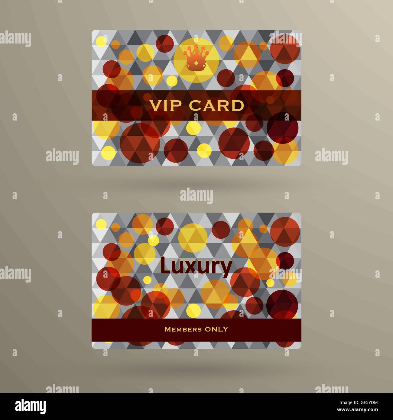 Vip cards with the abstract background Stock Vector Image & Art - Alamy