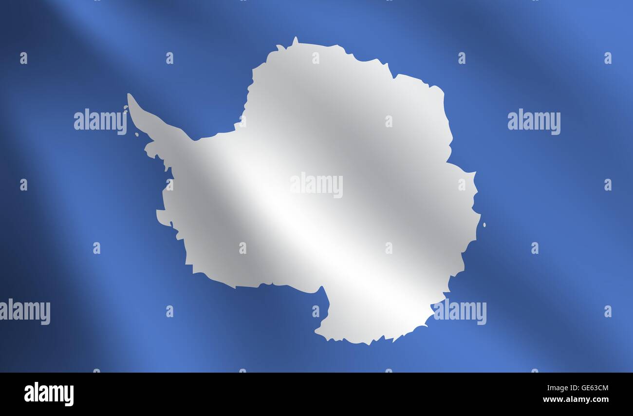 Antarctica flag Stock Vector Images - Alamy