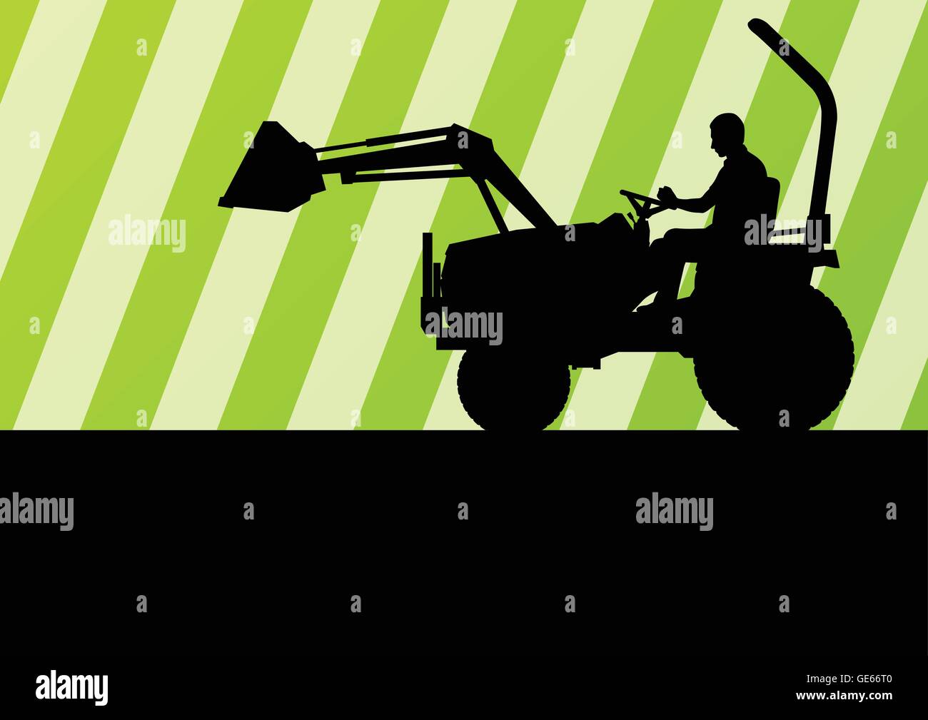 Front loader vector abstract background concept for poster Stock Vector ...