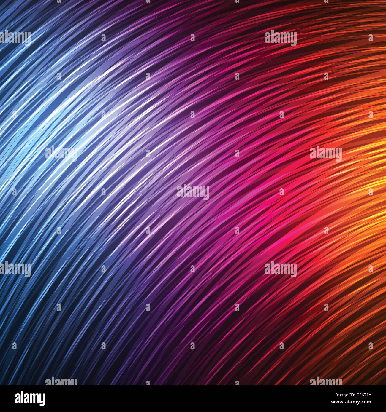 Neon abstract lines design on dark background vector Stock Vector Image ...