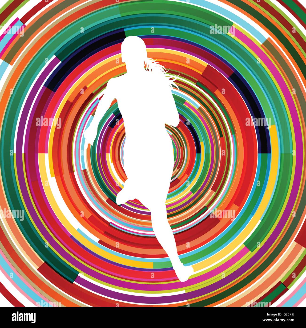 Fitness first woman Stock Vector Images - Alamy