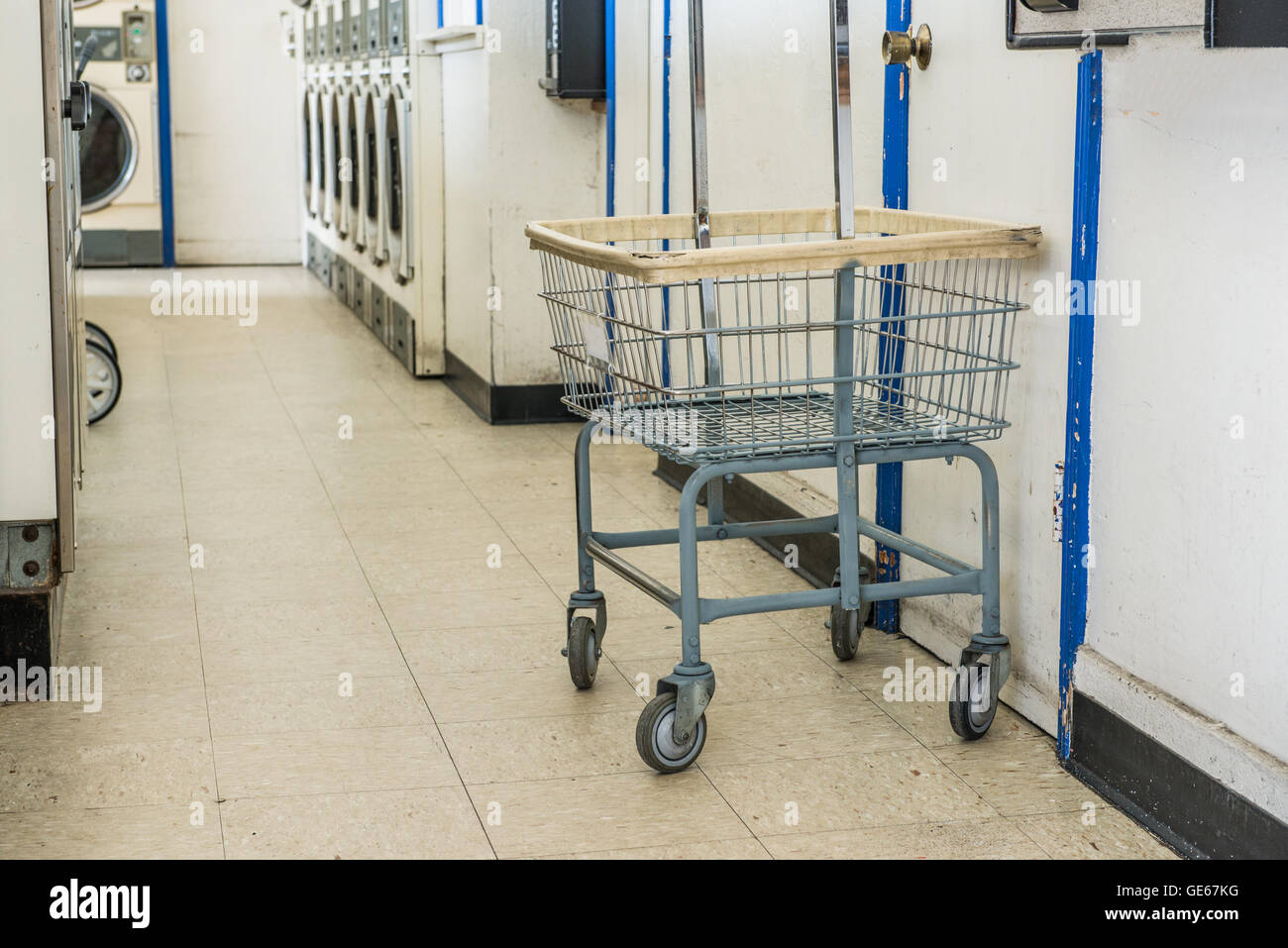 Laundry cart hi-res stock photography and images - Alamy