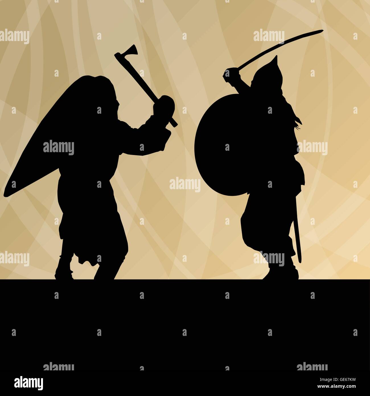 Medieval warrior, crusader vector background for poster Stock Vector ...