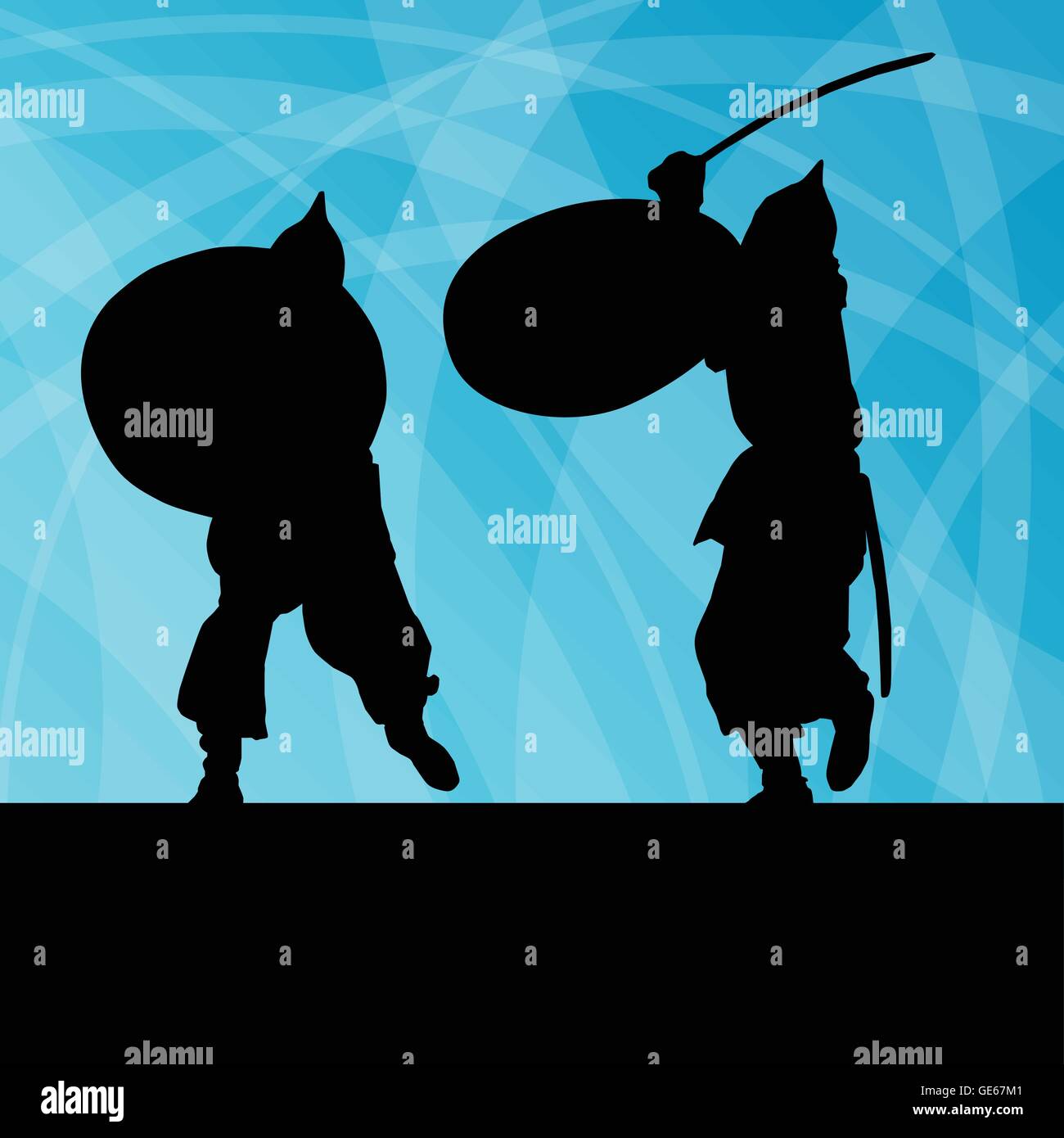 Medieval warrior, crusader vector background for poster Stock Vector ...