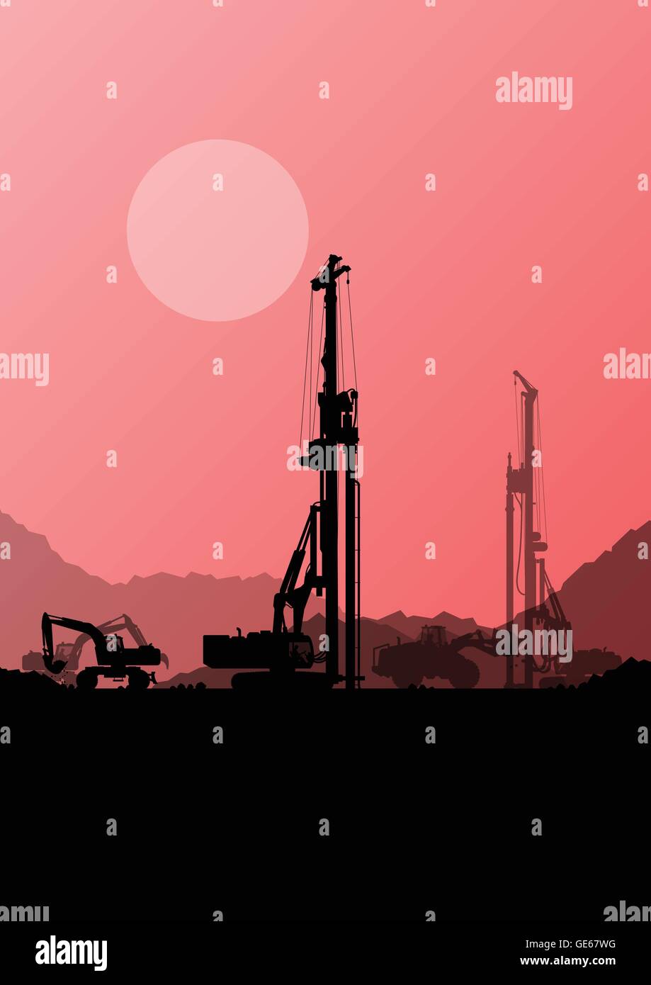 Excavator loaders, hydraulic pile drilling machines, tractors and ...