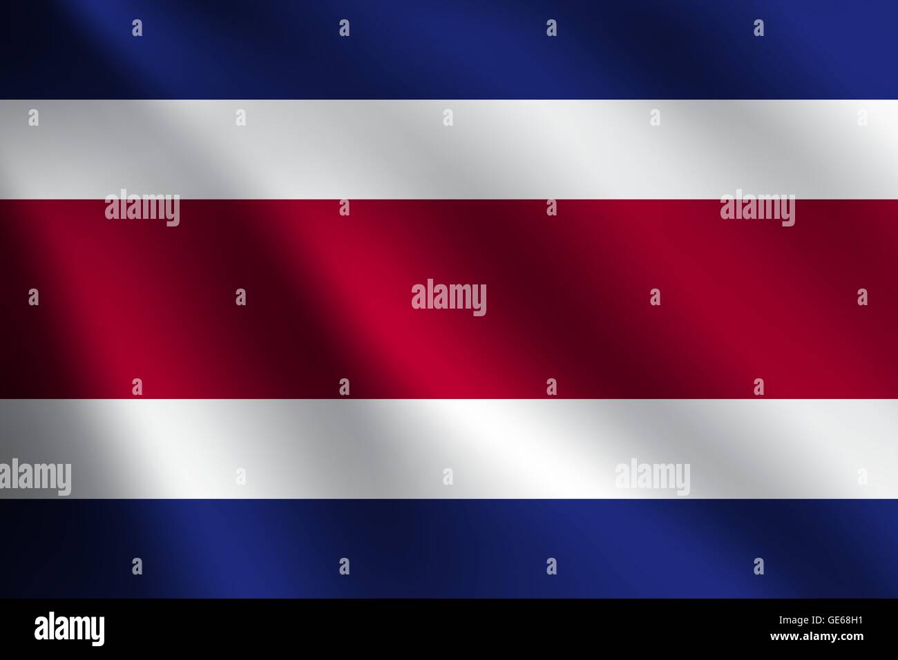 COSTA RICA flag Stock Vector Image & Art - Alamy