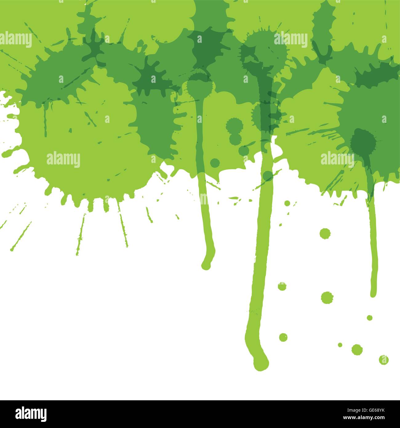 Green ink splashes vector background ecology concept Stock Vector Image ...