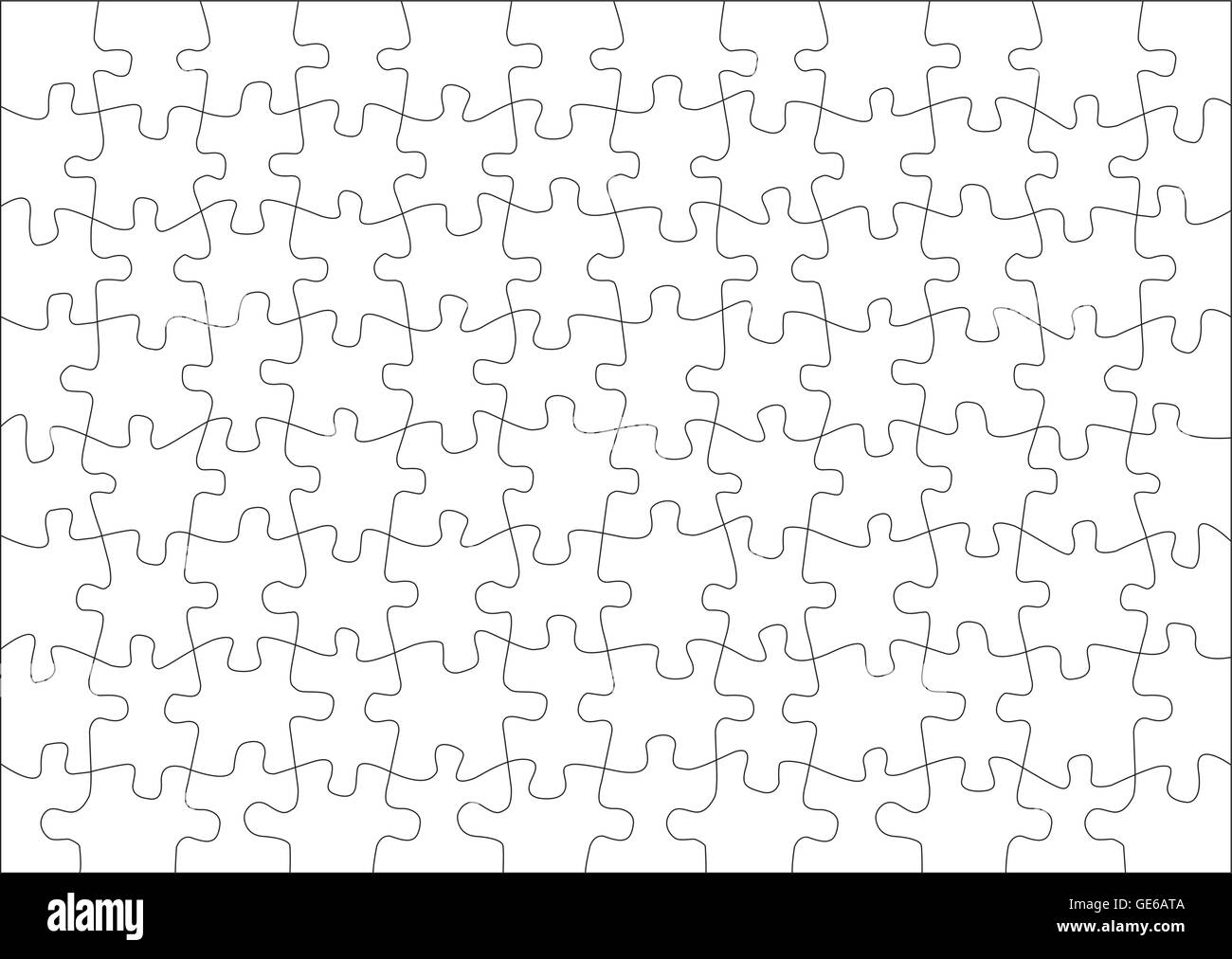 Transparent puzzle on withe background vector for poster Stock Vector ...