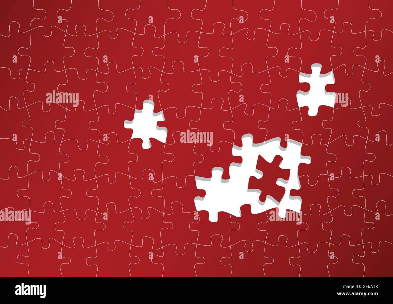 Colorful jigsaw puzzle vector background for poster Stock Vector Image ...