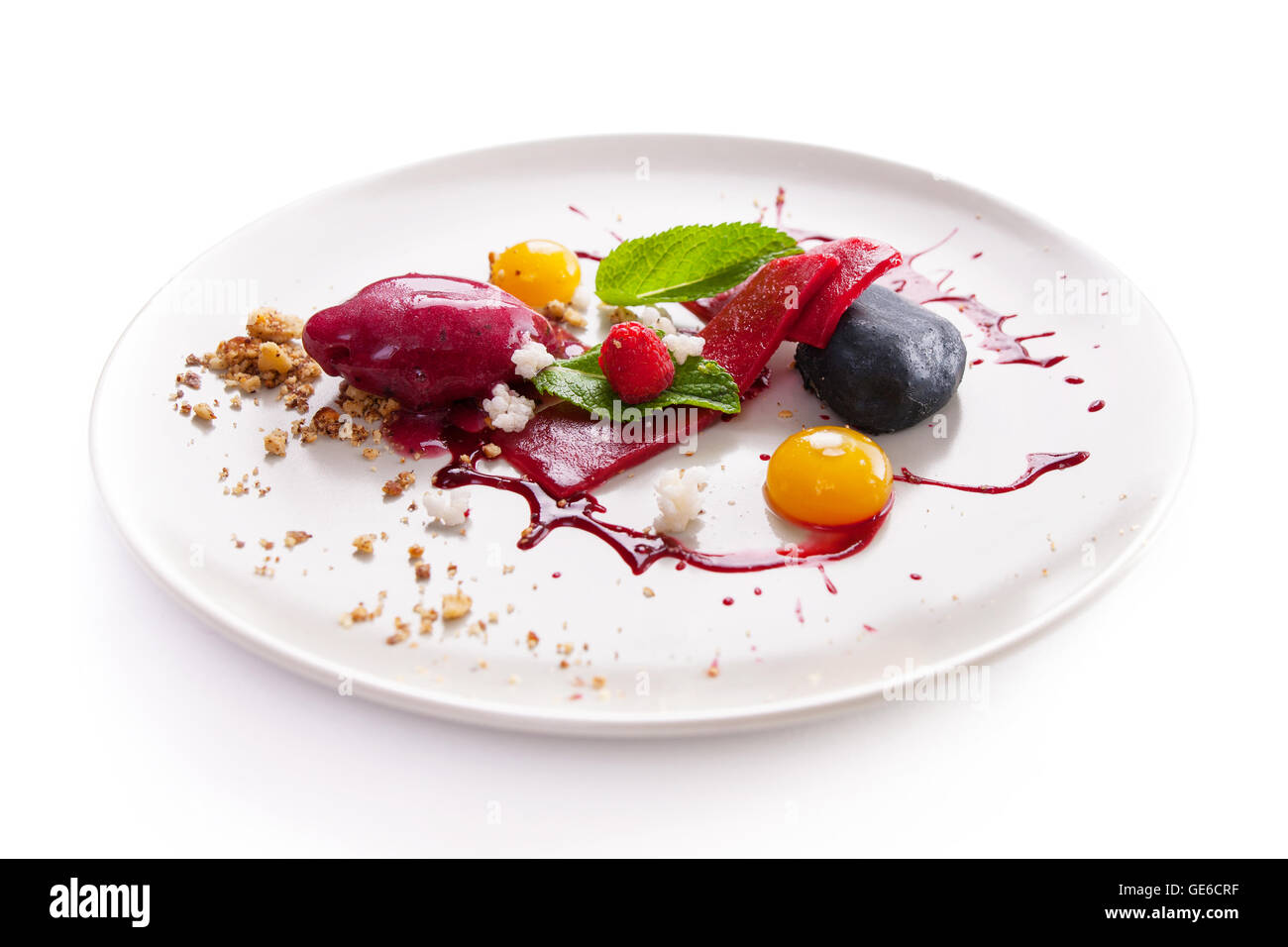 Elegant dessert hi-res stock photography and images - Alamy