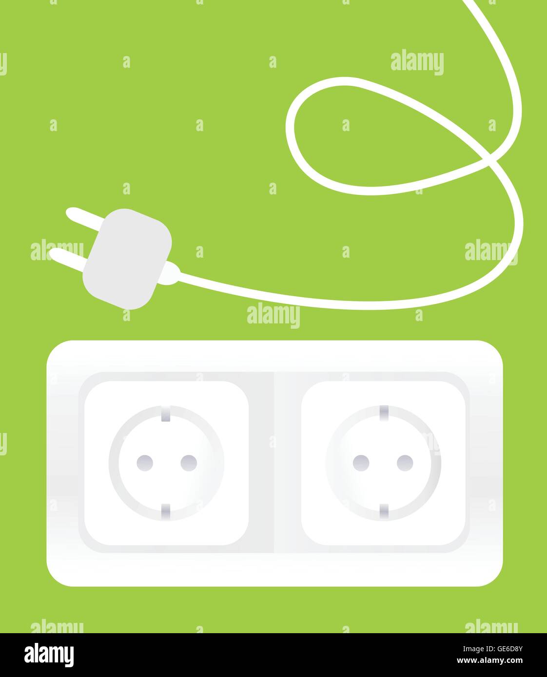 Socket And Plug Vector Ecology Background Stock Vector Image And Art Alamy