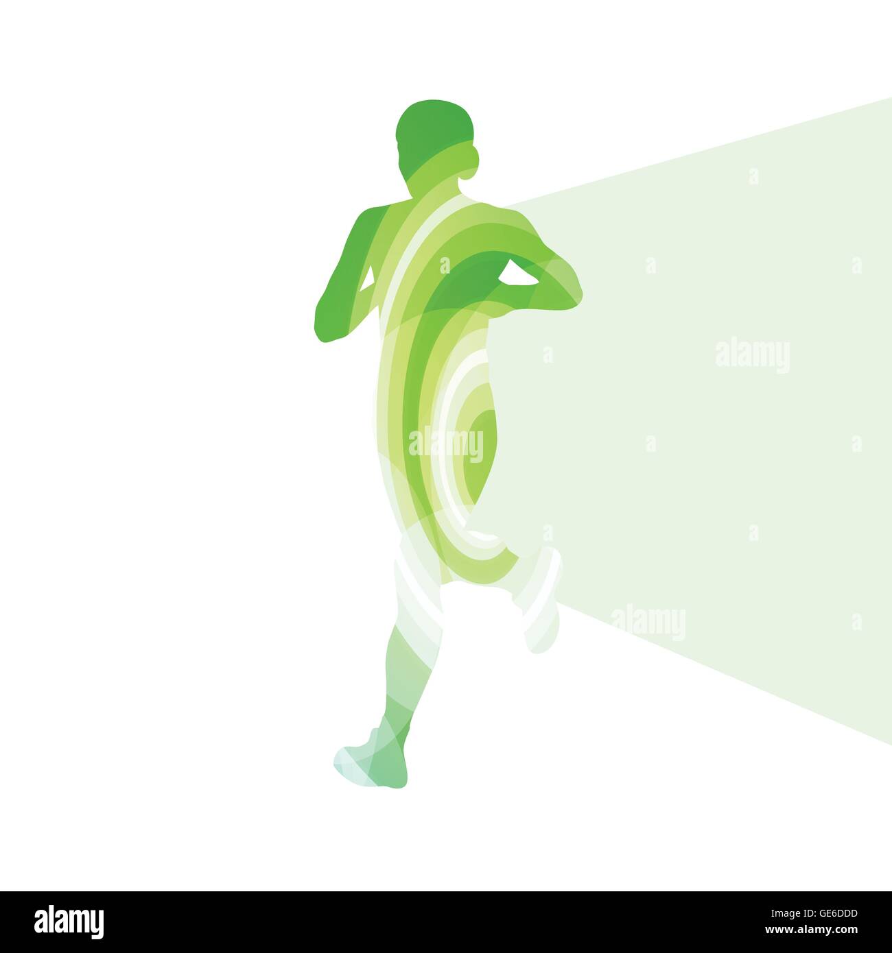 Woman runner sprinter silhouette illustration vector background ...