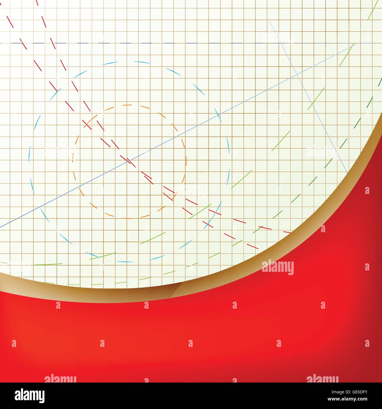 Red vector background with squared paper Stock Vector Image & Art - Alamy