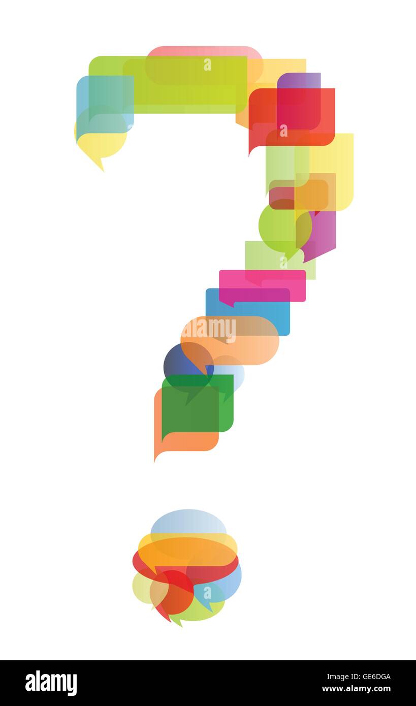 Question mark speech bubbles vector background Stock Vector Image & Art ...
