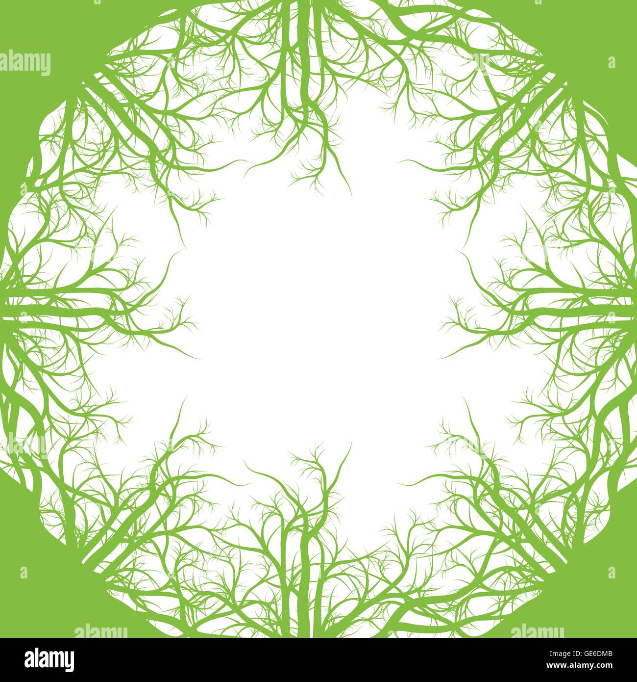 Green roots ecology background vector for poster Stock Vector Image ...