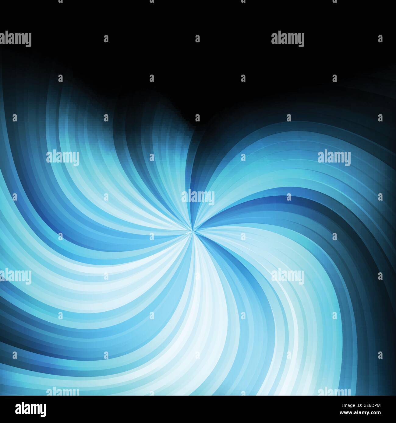 Blue rotating swirl vector background concept template Stock Vector ...