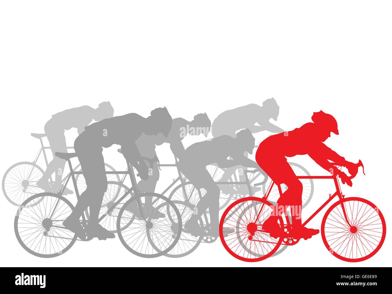 Cyclist leader winner background vector Stock Vector Image & Art - Alamy