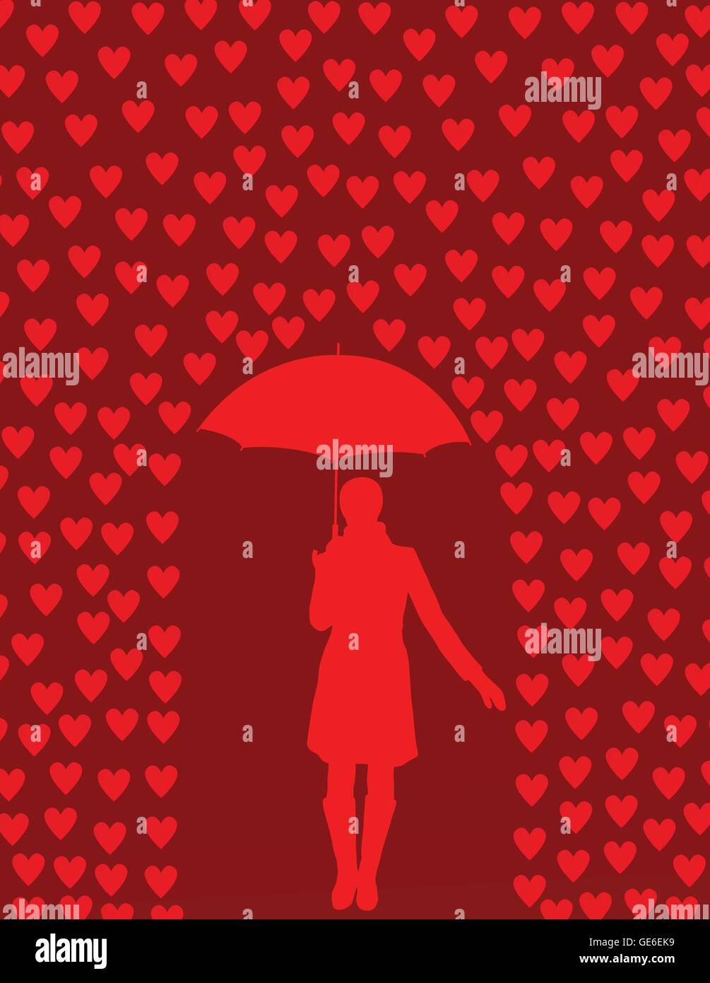 High heels in rain Stock Vector Images - Alamy