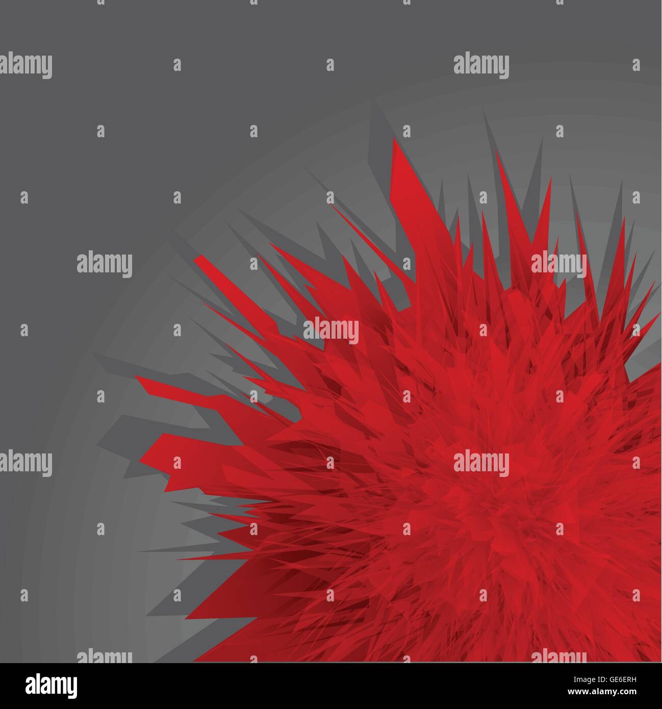 Red abstract flower burst vector background for poster Stock Vector ...